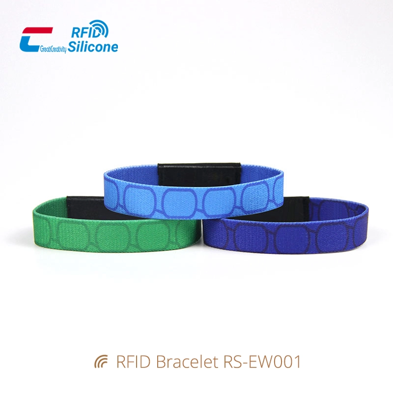 Custom RFID wristbands with LOGO for RFID Event Solutions - RFIDSilicone
