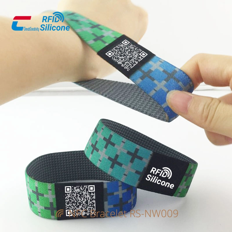 NFC Festival Wristband Elastic Woven Motivational bands