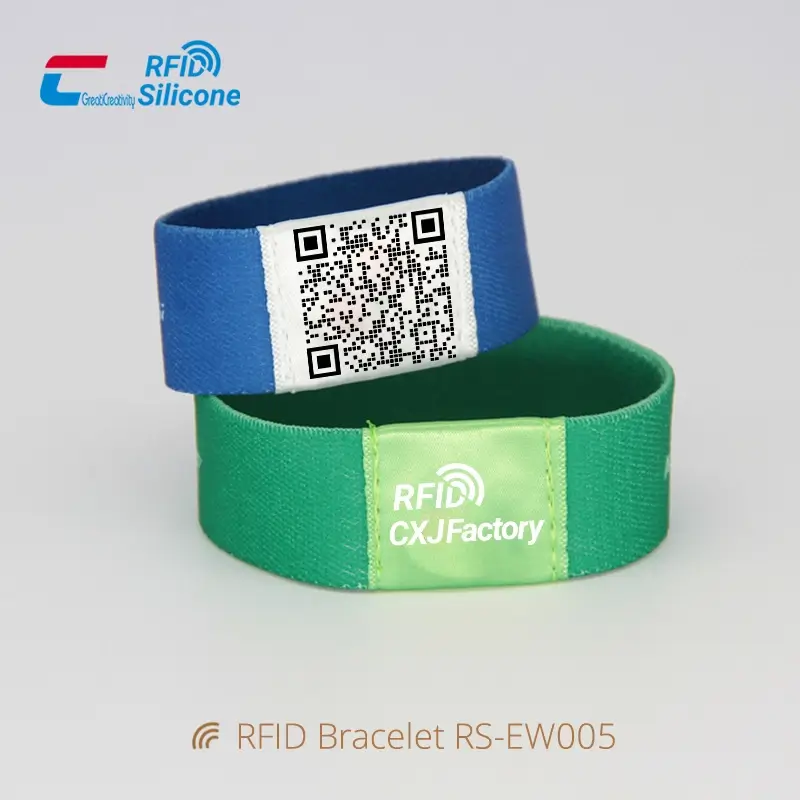 Custom RFID wristbands with LOGO for RFID Event Solutions - RFIDSilicone